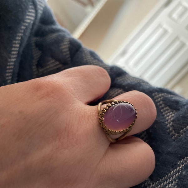 Silver Oval Mood Ring| Mood Jewelry | Silver Color Changing Mood Stone ...