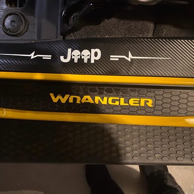 Chrome Jeep Emblem Sticker Decal, Wrangler JK, TJ, JL, Gladiator ...