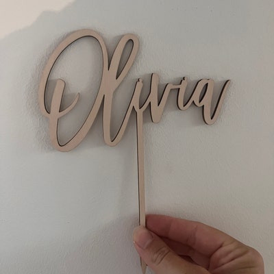 Laser Cut Wood Names Custom Laser Cut Name Signs Wedding Place - Etsy ...