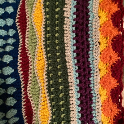 Scrapghan Crochet Blanket Pattern - Etsy
