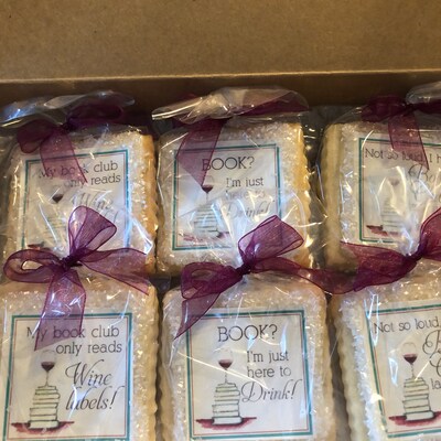 Book Club Cookie Favors1 Dozen - Etsy