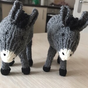 Hand Knitted Nativity Set Including Donkey Christmas Scene | Etsy