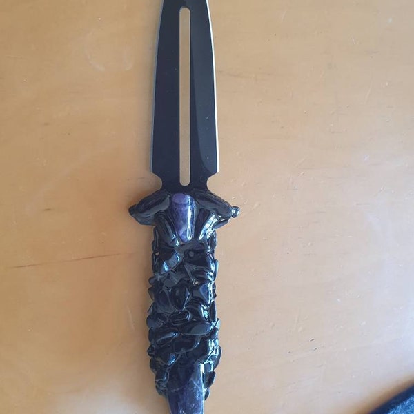 Demon Blade Athame Dagger Knife Pagan Wiccan Wicca Ritual Spell ...