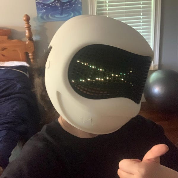 Murder Drones Cosplay Mask- Finished Product, Customizable, Full Sized ...