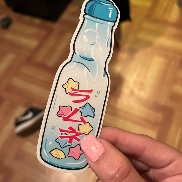 Ramune - Clear Vinyl Sticker - Etsy