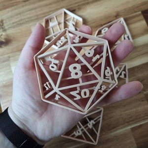 Dice Set of 6 RPG Medieval Fantasy Dnd D&D Dungeons and Dragons Cookie ...