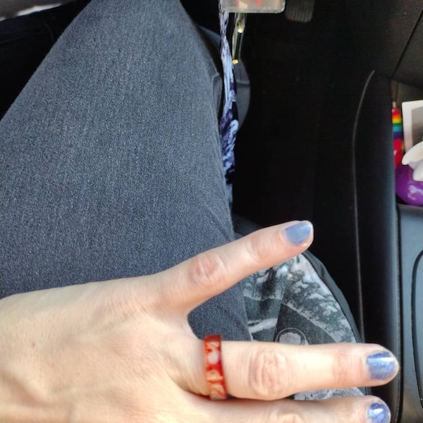 Blood Ring / Vampire Ring / Red Blood Drop / Vampire Gothic Jewelry ...