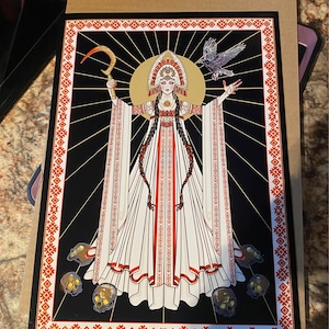 MORANA Marzanna Print Slavic Goddess Slawische Göttin Déesse Slave Dea ...