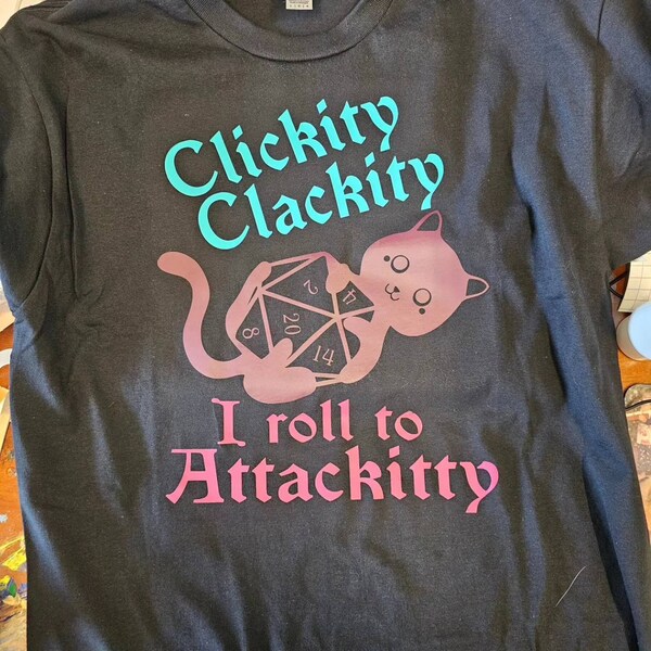 Clickity Clackity I Roll to Attackitty Svg, Dungeons and Dragons, Dnd ...