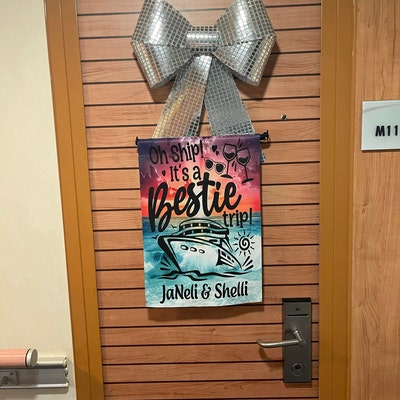 Alaskan Cruise Ship Sign, Cruise Door Magnet, Cruise Trip Sign, Cruise ...