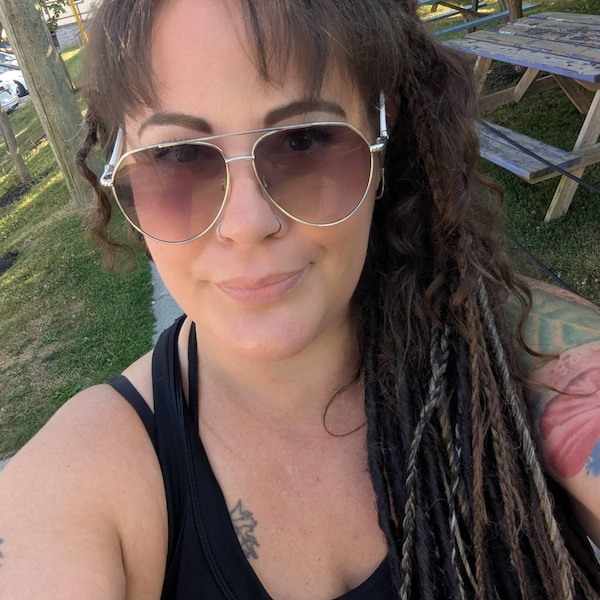 Custom Dreads Mixed Bright Dreadlock Extensions Braids and Wrapped ...