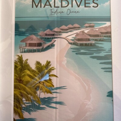 Oman Poster Sultan Qaboos Grand Mosque Print Oman Travel Print Wall Art ...