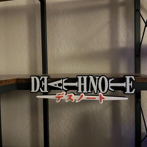 3d Printed Anime Fighting Personalized Logo I Name Plate I Desk Sign I ...