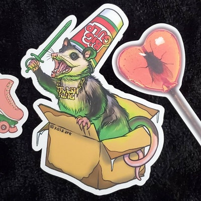 Freddy Krueger Rollerskate Sticker, Freddy Krueger, Rollerskate Art ...