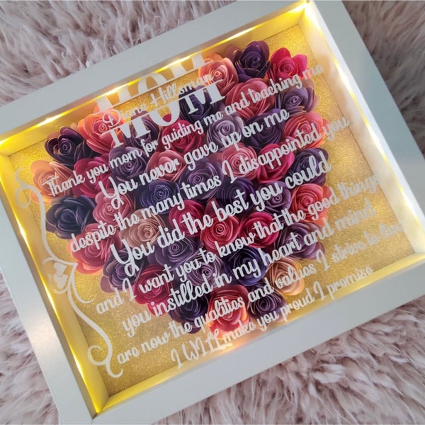 Custom Teacher Shadow Box - Etsy