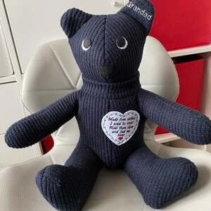 Memory Bear Patch, Memory Blanket, Memory Cushion - Etsy