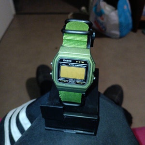 Custom Silver Casio World Time Watch With Color Screen Mod pick Your ...