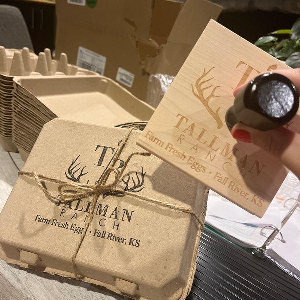 Custom Logo Stamp, Packaging Stamp With Your Logo, Self Inking Stamp or ...