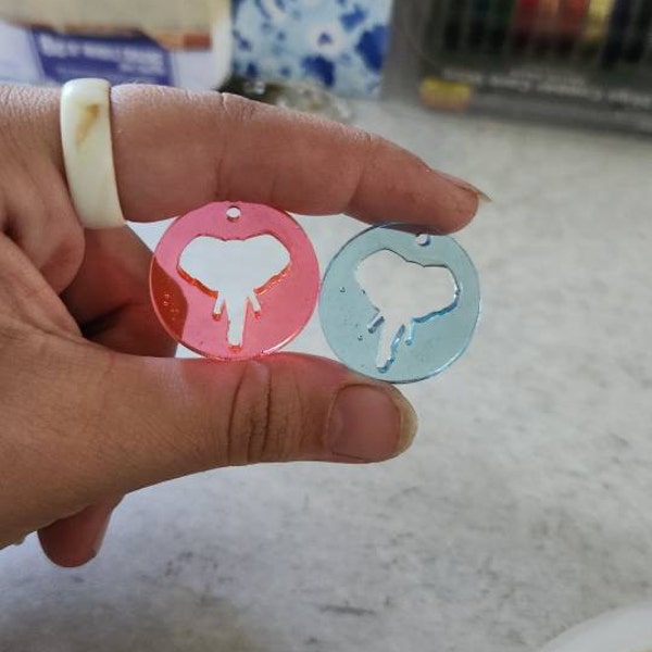 1.5 Long 1 Wide 3mm Deep Flat Round Corner Rectangle Shiny Silicone ...