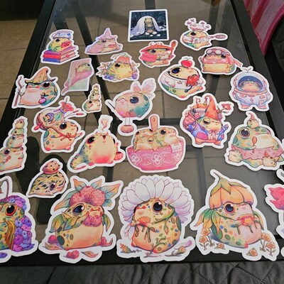 Tea Sommelier Frog Sticker Vinyl Waterproof Sticker Cute Sticker Tea ...