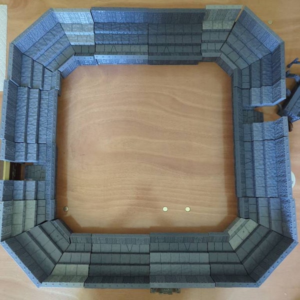 Dnd Terrain Dwarf Dwarven Grudge Arena | Dnd D&D 28mm Miniature Terrain ...