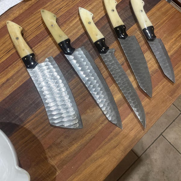 Hand Forged Skinner Knife Blank Blade, Handmade Camping Blank Knives ...