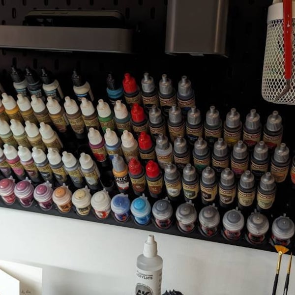 Citadel Paint Display, Angled Paint Rack Holder | SKADIS or 1/4 ...