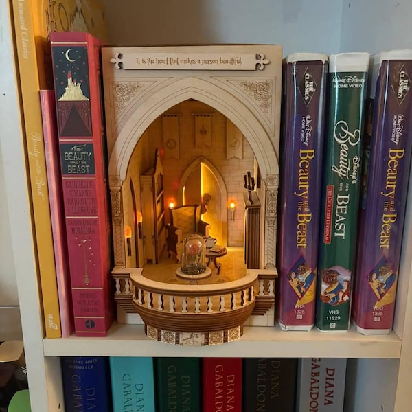 Witches and Wizards Book Nook Bookshelf Art - DIY KIT - Etsy