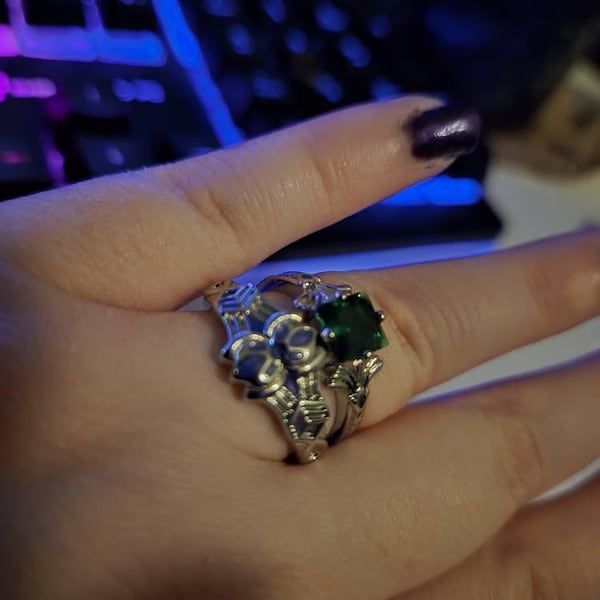 FE3H Byleth's Ring Fire Emblem Three Houses - Byleth Noble Ring - Etsy