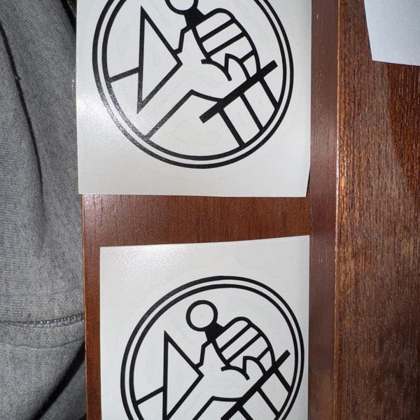 Hellboy BPRD Insignia, Vinyl Sticker Decal for Windows, Car, Truck ...