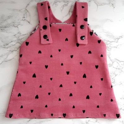 Dungaree Dress Sewing Pattern PDF, Baby Dress Pattern, Girl Sewing ...