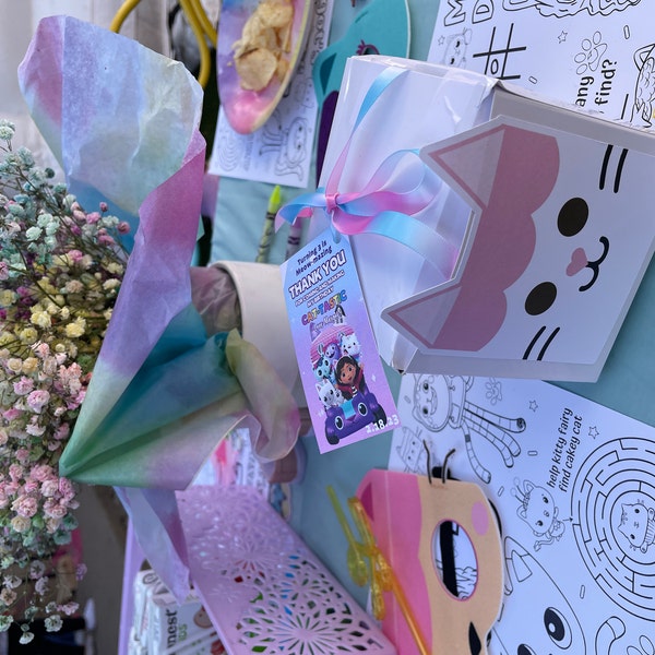 Gabby's Dollhouse Meow Mailbox ~ Gabby's Dollhouse Favor Box ~ Gabby's ...