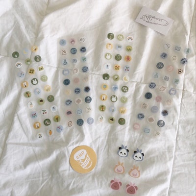 Cool Girl 2 Sheets Sticker Sheets Stationary Planner - Etsy