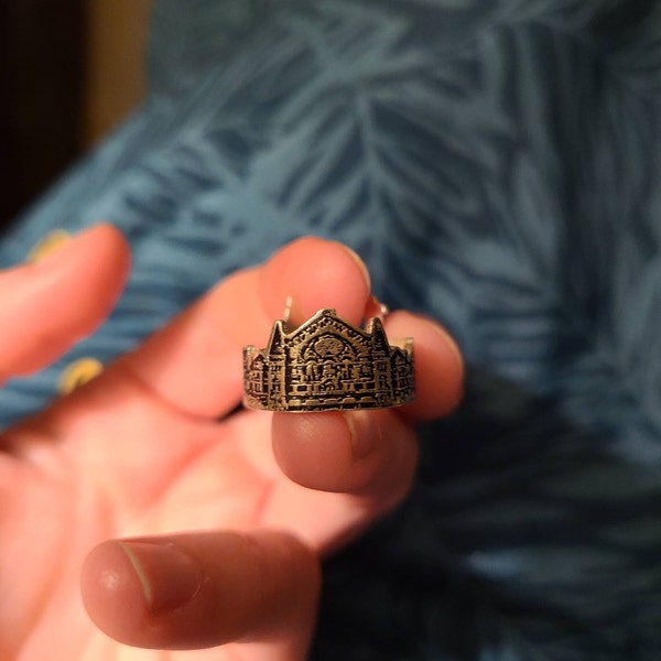 Your City Ring • Any Cityscape Ring • Travel Ring • Custom Silver Ring ...