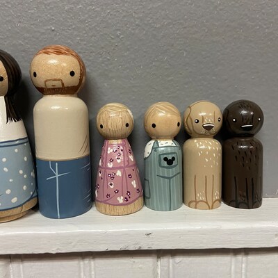 Cottage Girl Paper Doll Digital Download Color Yourself Pdf Download ...