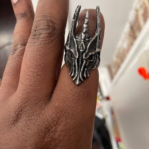 Occult Stainless Steel Sigil of Baphomet Ring Gothic Rvs Zegel - Etsy