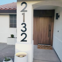 Custom Door Numbers. Modern Apartment Numbers. Hotel Room Number Sign ...
