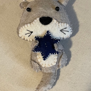 Felt Otter Pattern Felt Animals Pattern Otter Stuffed Toy Felt Crib ...