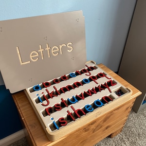 Movable Alphabet. English. Montessori Method of Education. Small ...