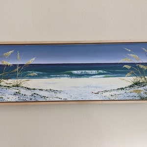 Natural Wood Floating Frame Available in Maple Walnut - Etsy