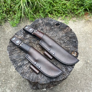 Handmade ESEE 6 Nordic Pouch Leather Sheath With Fire Steel - Etsy