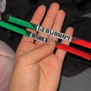 Mexican Personalized Bracelet,thread Bracelets With Name,custom Names ...