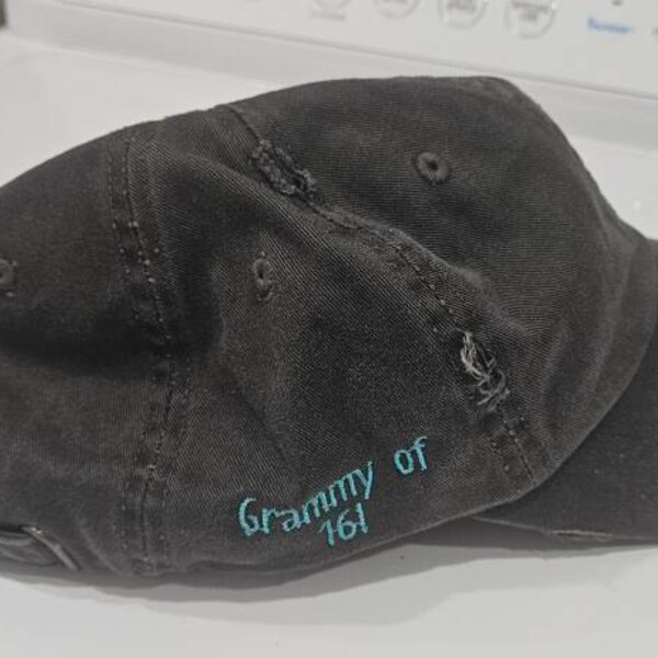 Add Name or Text to Back or Side of Baseball Cap | Back of Hat ...
