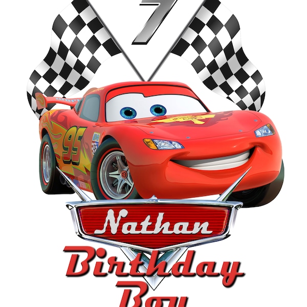 Custom Cars Birthday Boy Png, Birthday Boy Cars Png, Custom Birthday ...
