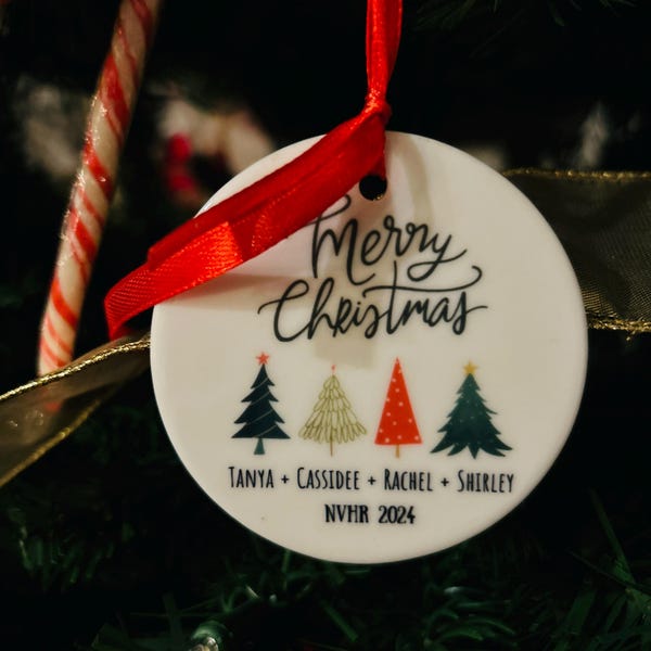 Family Ornament Personalized Christmas Ornament Family Gift 2024 ...