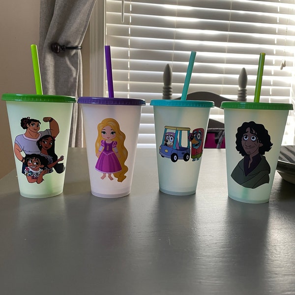 Princess Color Change Cup - Etsy