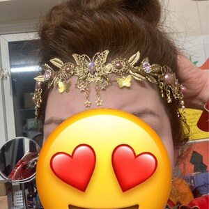 Aries Crown Zodiac Signs Celestial Headband Festival Fashion Gold Horns ...