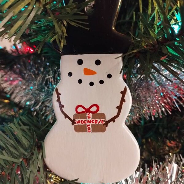 Crime Scene Elements Snowflake- Crime Scene- Crime Scene Ornament ...