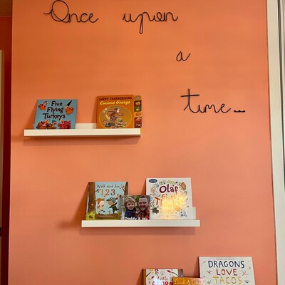 Once Upon A Time Wire Word Sign Nursery Room Nursery Decor Wire Words ...