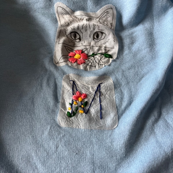 Stick and Stitch Cat Embroidery Designs, Wash Away Embroidery ...